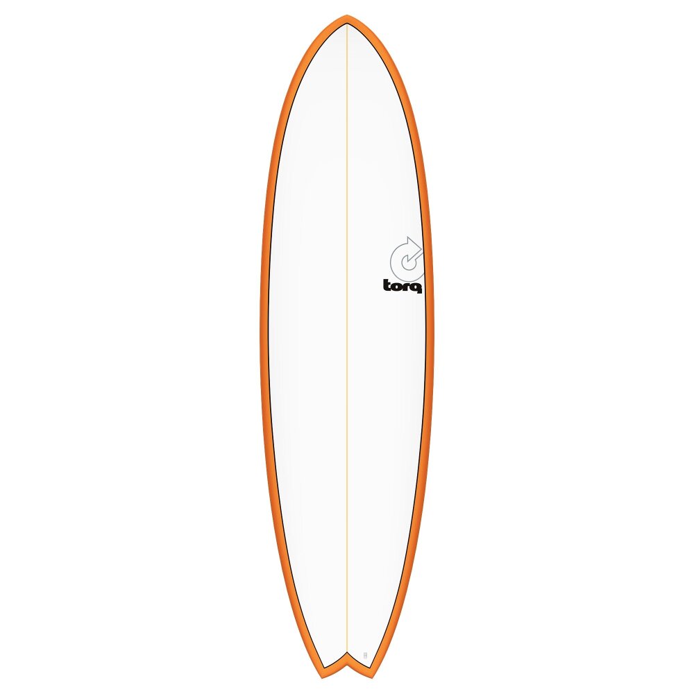 Surfboard TORQ TET 7.2 MOD Fish Orange Rail