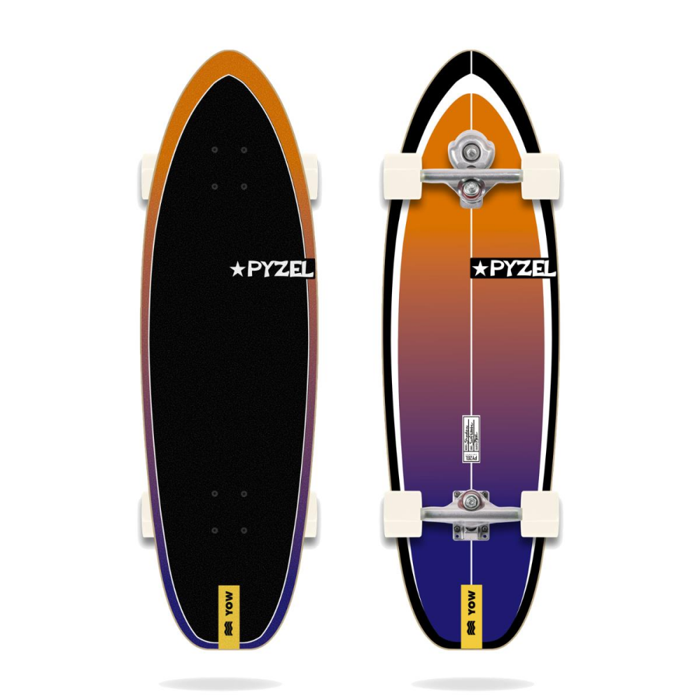 Yow x Pyzel Shadow 33.5" Surfskate Komplettboard